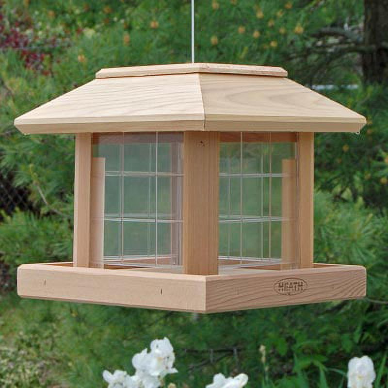 HEATH 496 Wild Bird Feeder 7 lb Seed Cedar Wood - Walmart.com