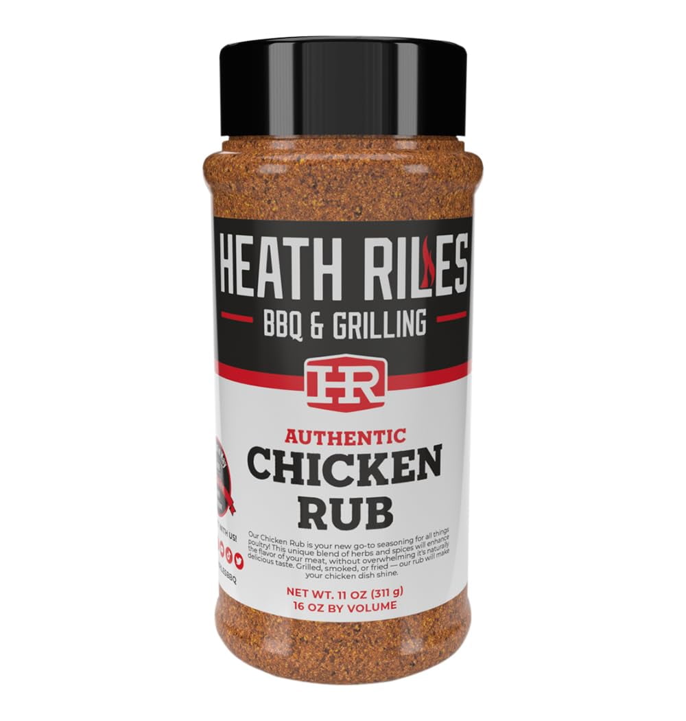 Heath Riles BBQ Rub, BCF26 Chicken Rub Seasoning, Champion Pitmaster ...