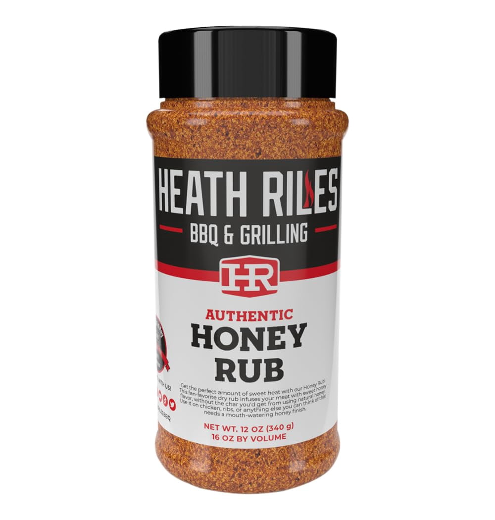 Heath Riles BBQ Rub BCF26 - Honey Seasoning, Champion Pitmaster Recipe ...