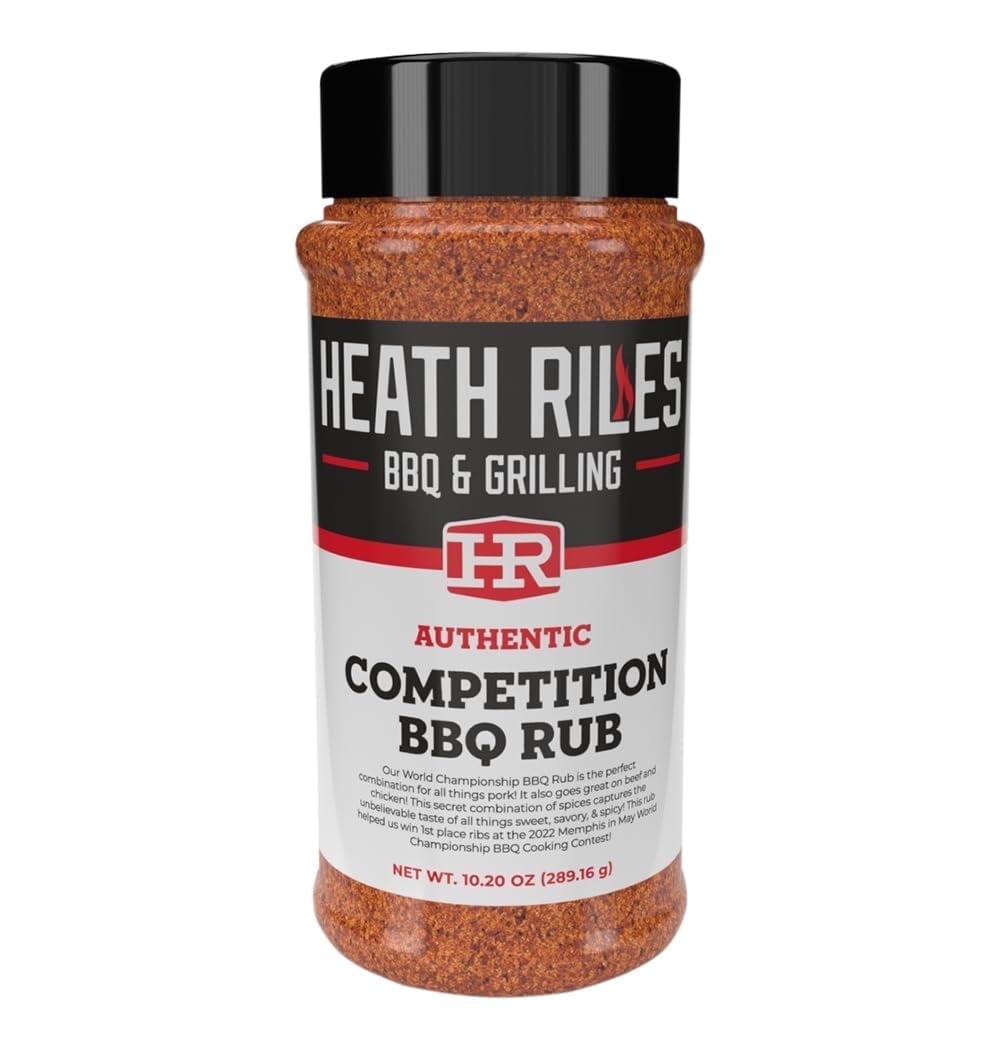 Heath Riles Competition Blend BBQ Rub, 10.20oz, Sweet Savory Spices for ...
