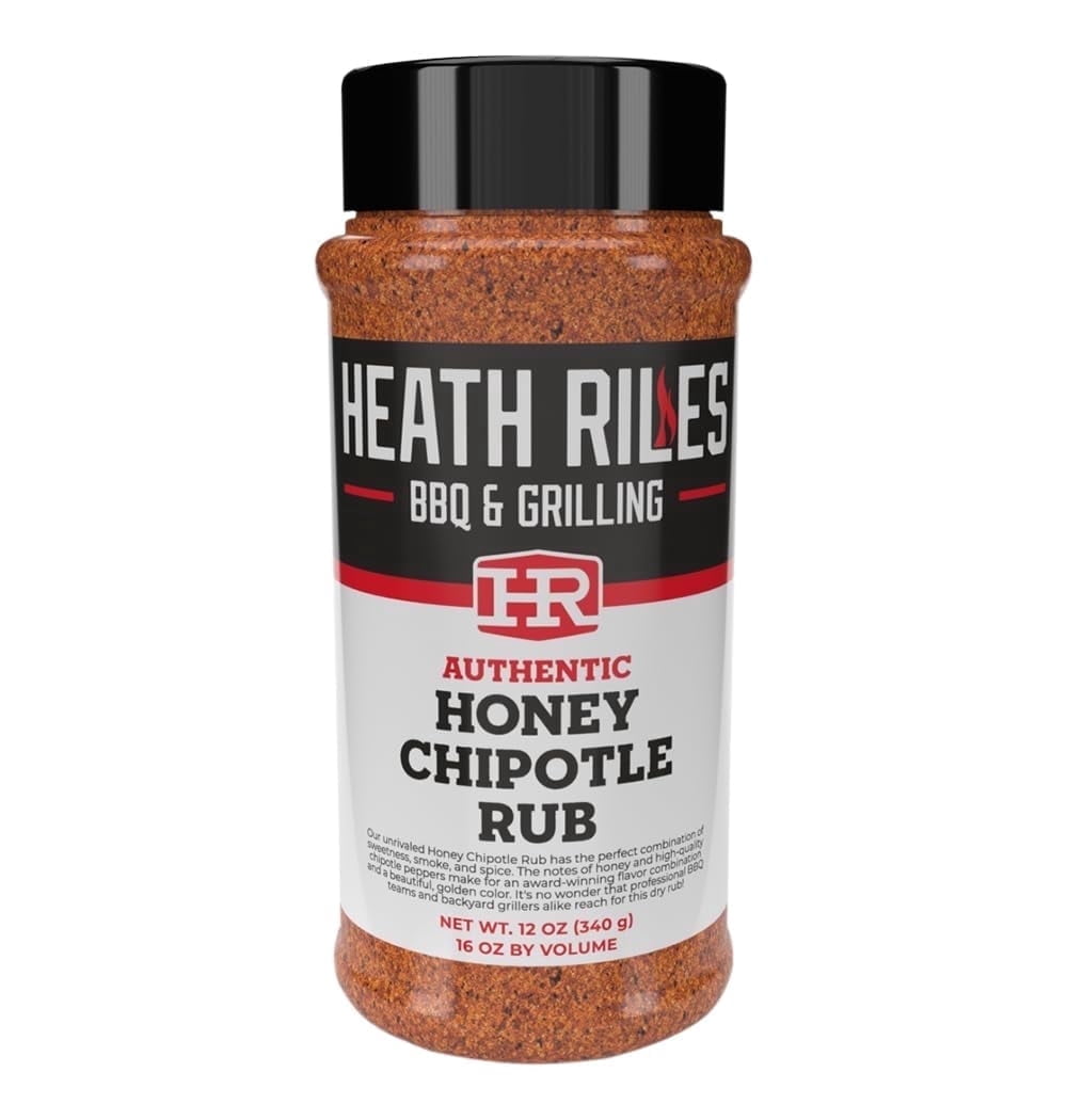 Heath Riles BBQ Rub Honey Chipotle Seasoning Champion Pitmaster Recipe ...