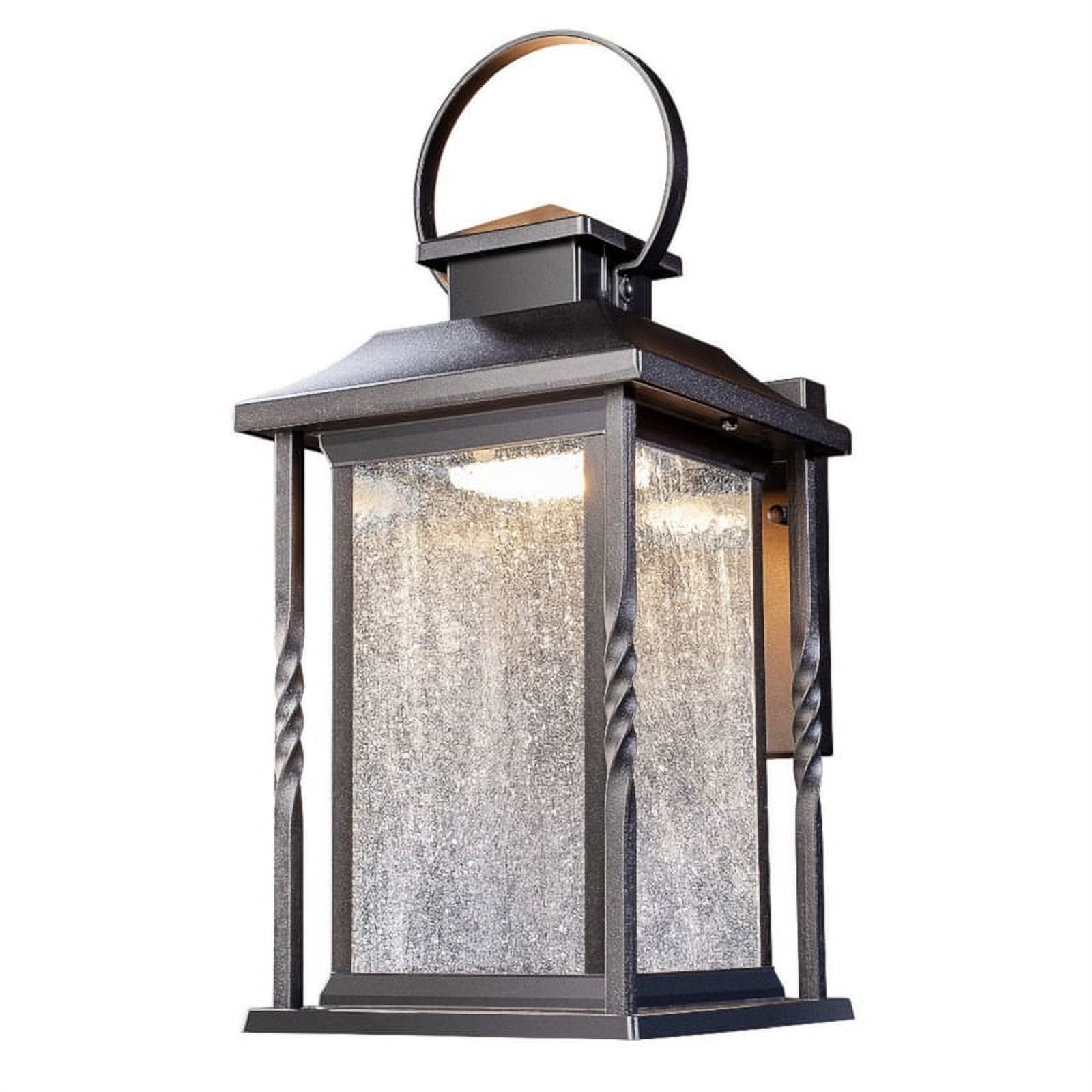 Heath Zenith HZ-4635-BK Dusk to Dawn LED Wall Lantern, Black - Walmart.com