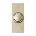 Heath Zenith Heath Zenith Satin Nickel Wireless Push Doorbell Button ...
