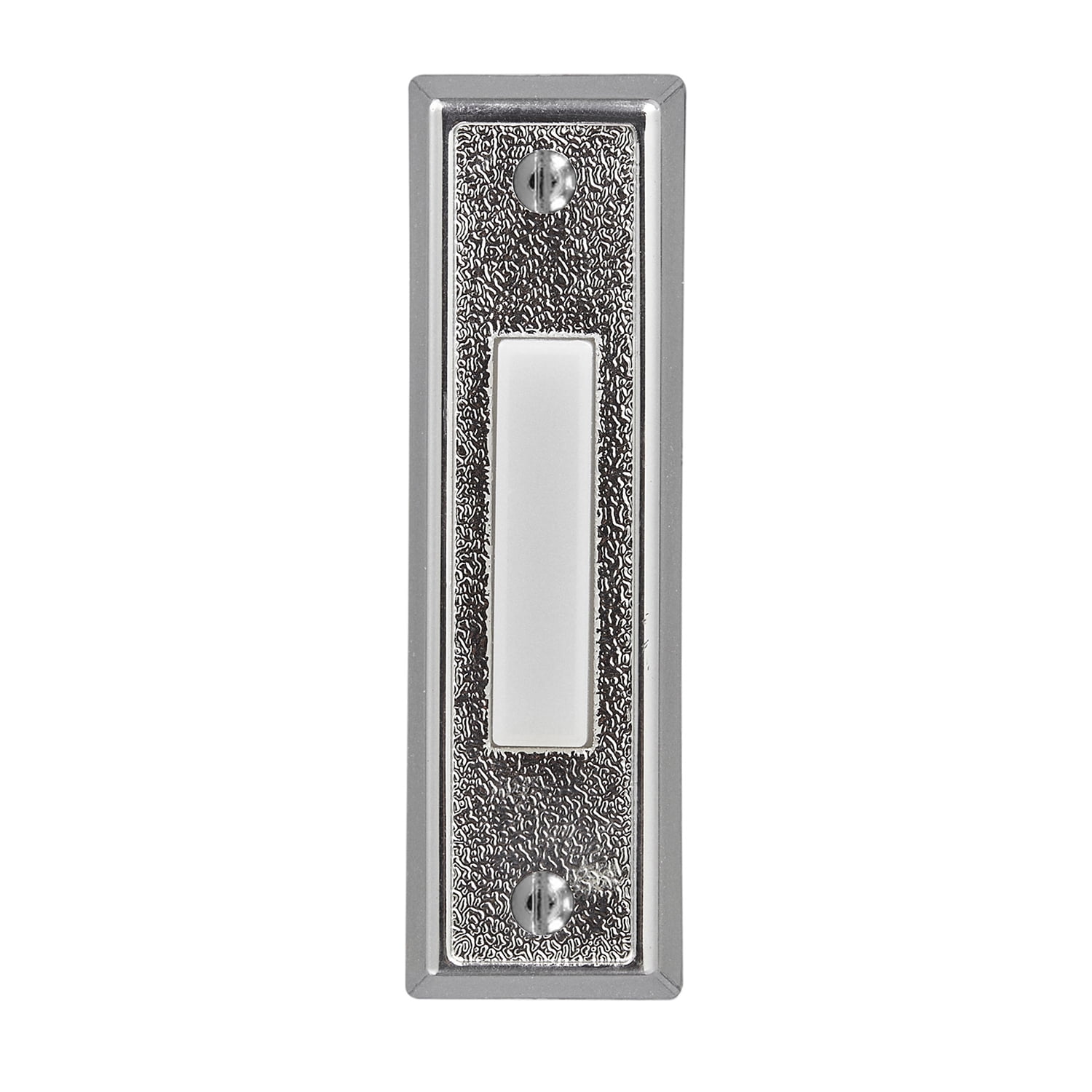 Heath Zenith Heath Zenith Silver Plastic Wired Lighted Push Doorbell ...