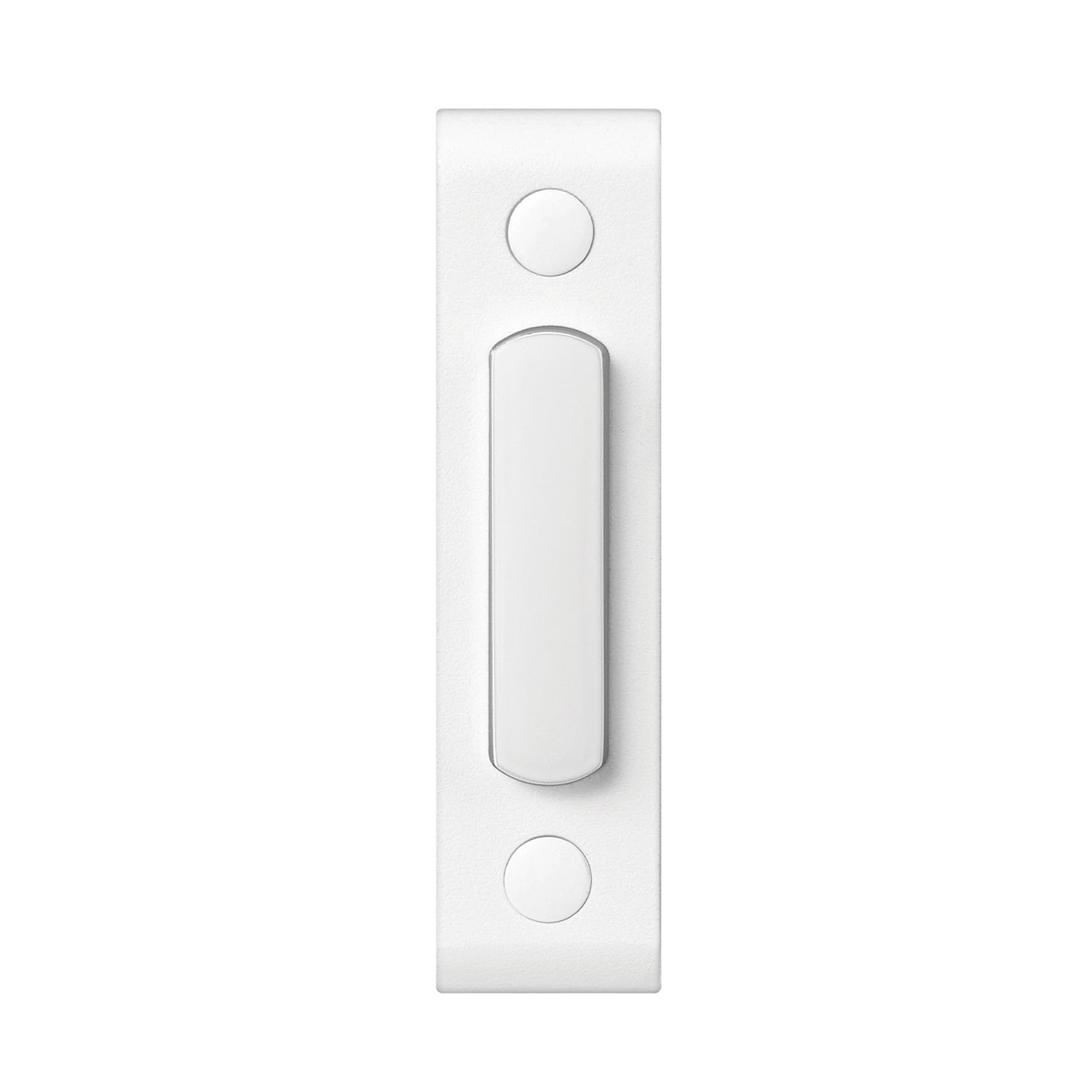 Heath Zenith Heath Zenith White Metal Wired Lighted Push Doorbell ...