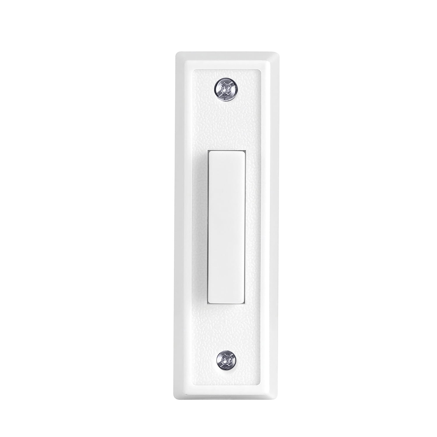 Heath Zenith Heath Zenith White Plastic Wired Lighted Push Doorbell ...