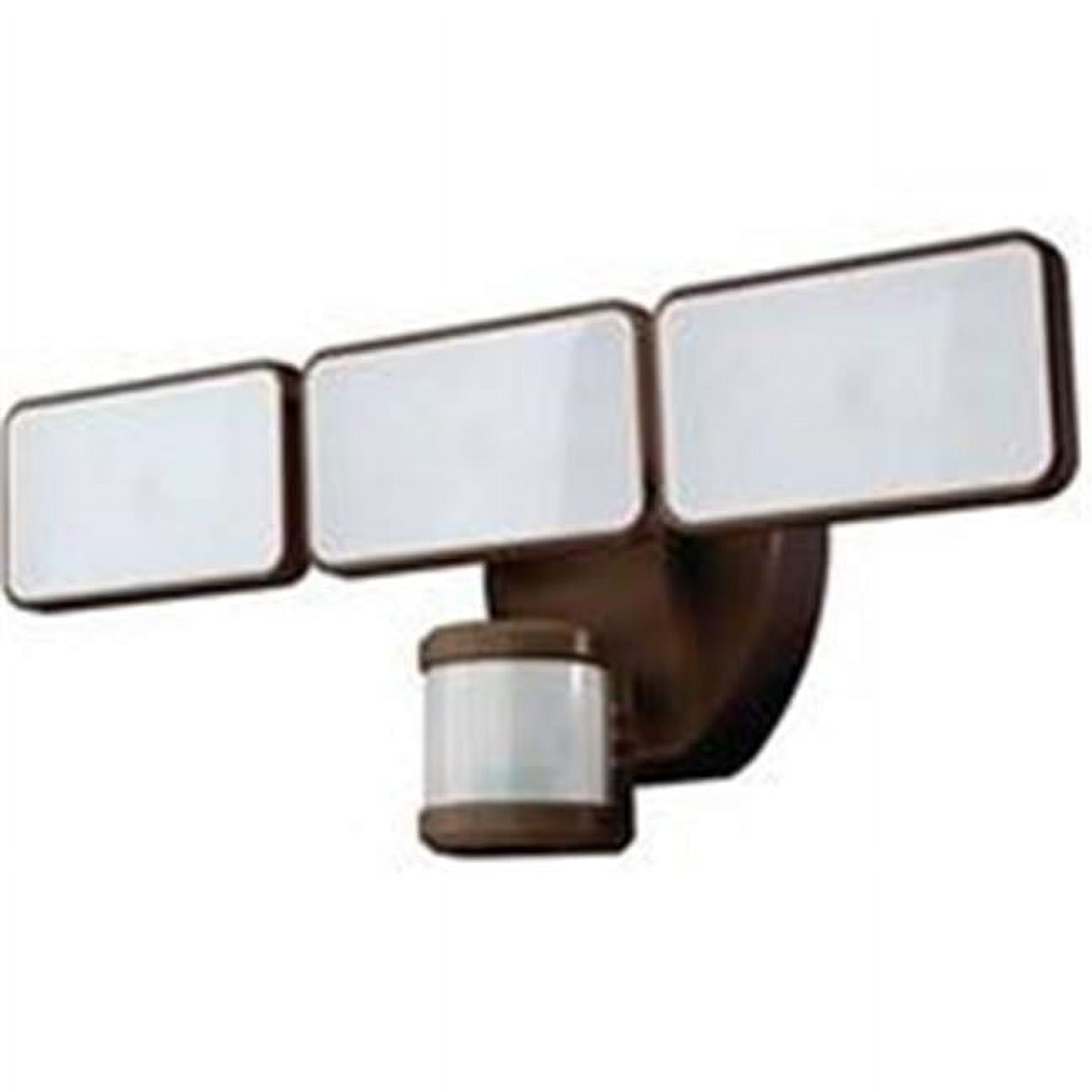 Heath Zenith Motion-Sensing Hardwired LED Bronze Security Light ...