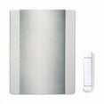 Heath Zenith Wireless Battery Operated Door Chime Kit, Satin Nickel ...