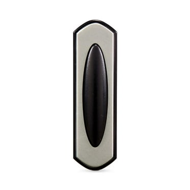 Heath Zenith Heath Zenith White Plastic Wireless Push Doorbell Button ...