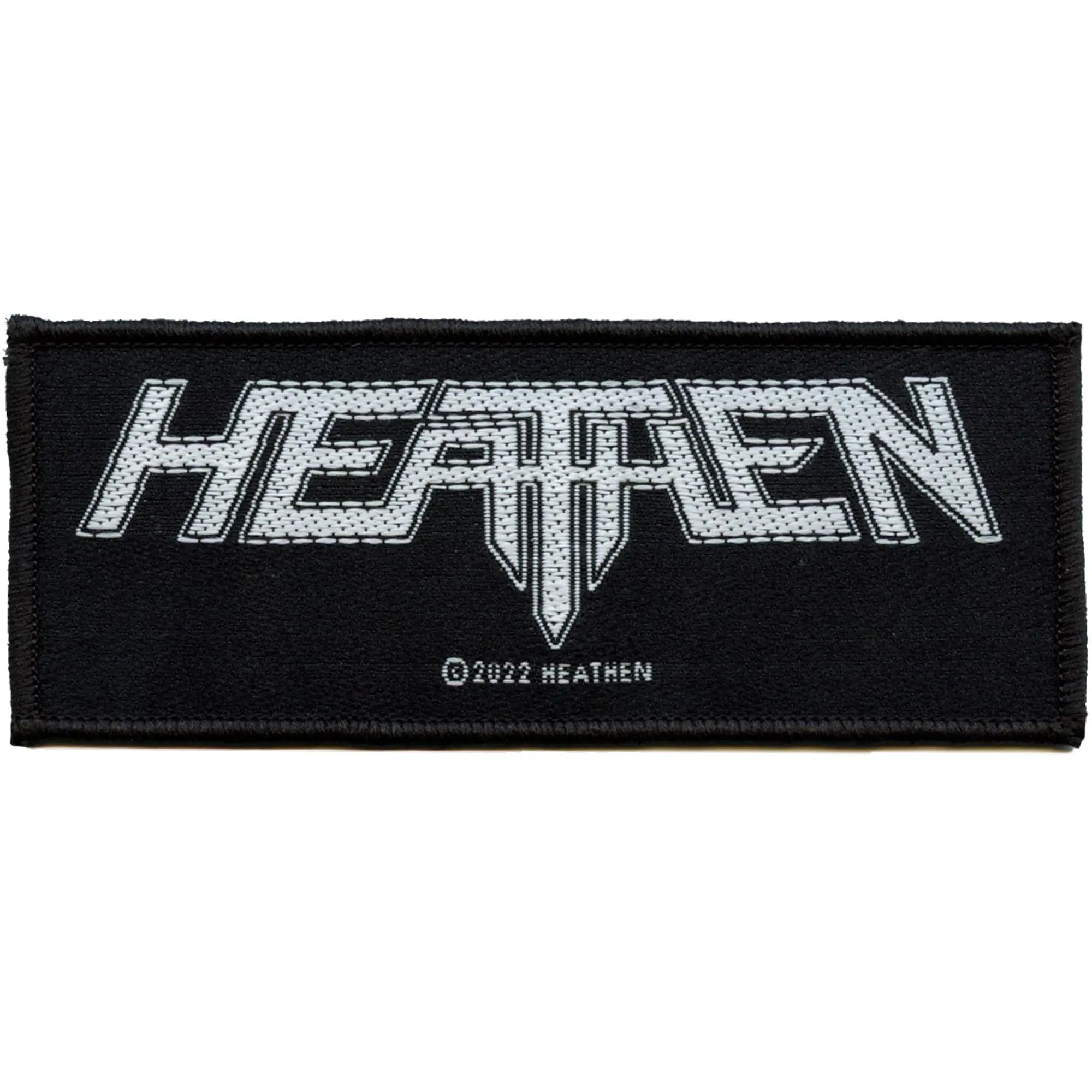 Heathen Rock Band Patch Strip Name Logo Woven Iron On - Walmart.com