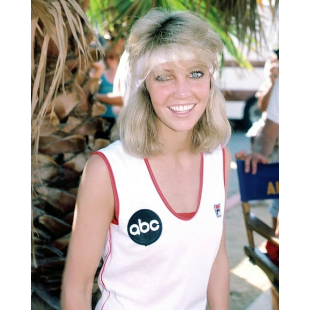Heather Locklear In White Sports Vest And Bandana 24X36 Classic ...