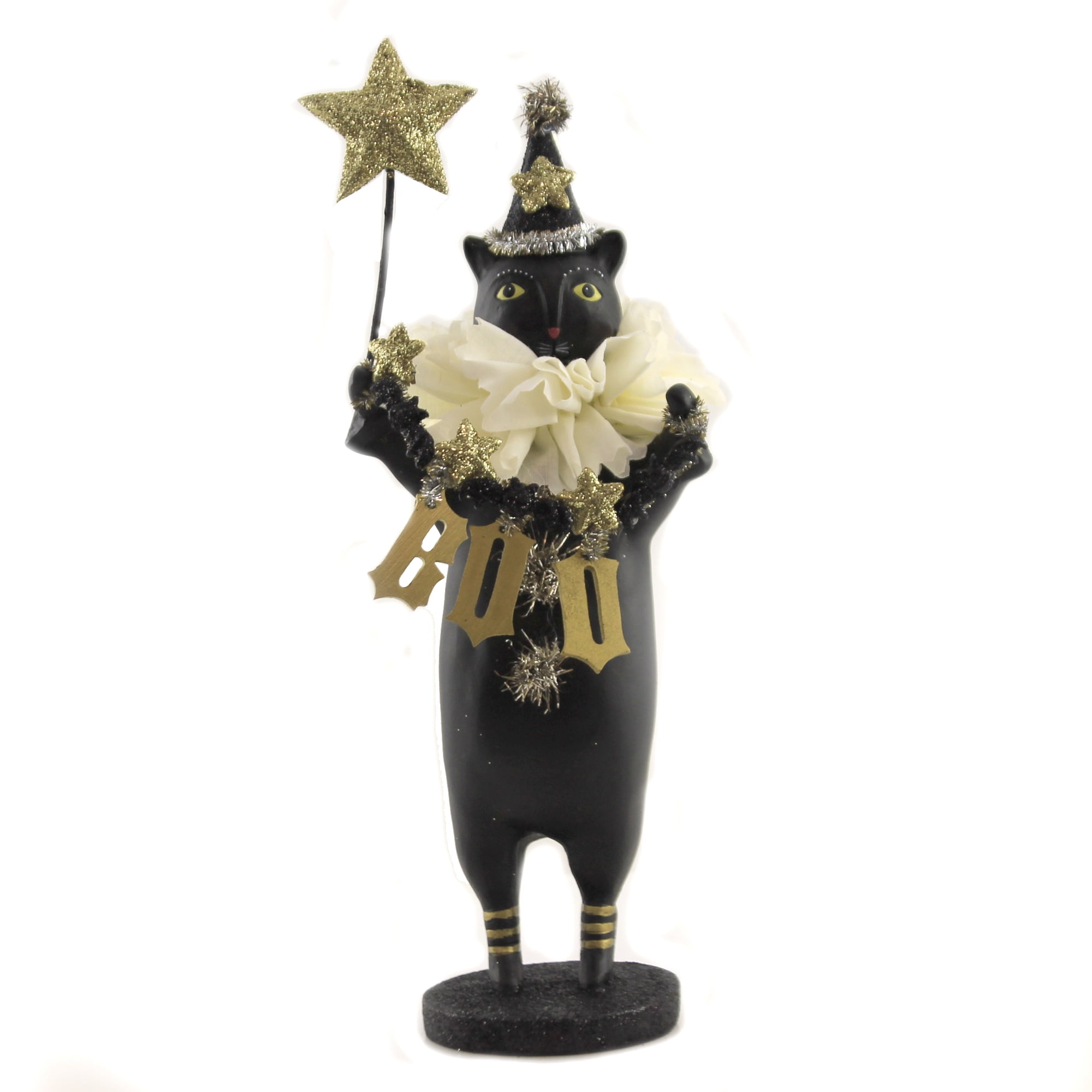 Heather Myers Zeus Polyresin Halloween Black Cat Boo 55268. - Walmart.com