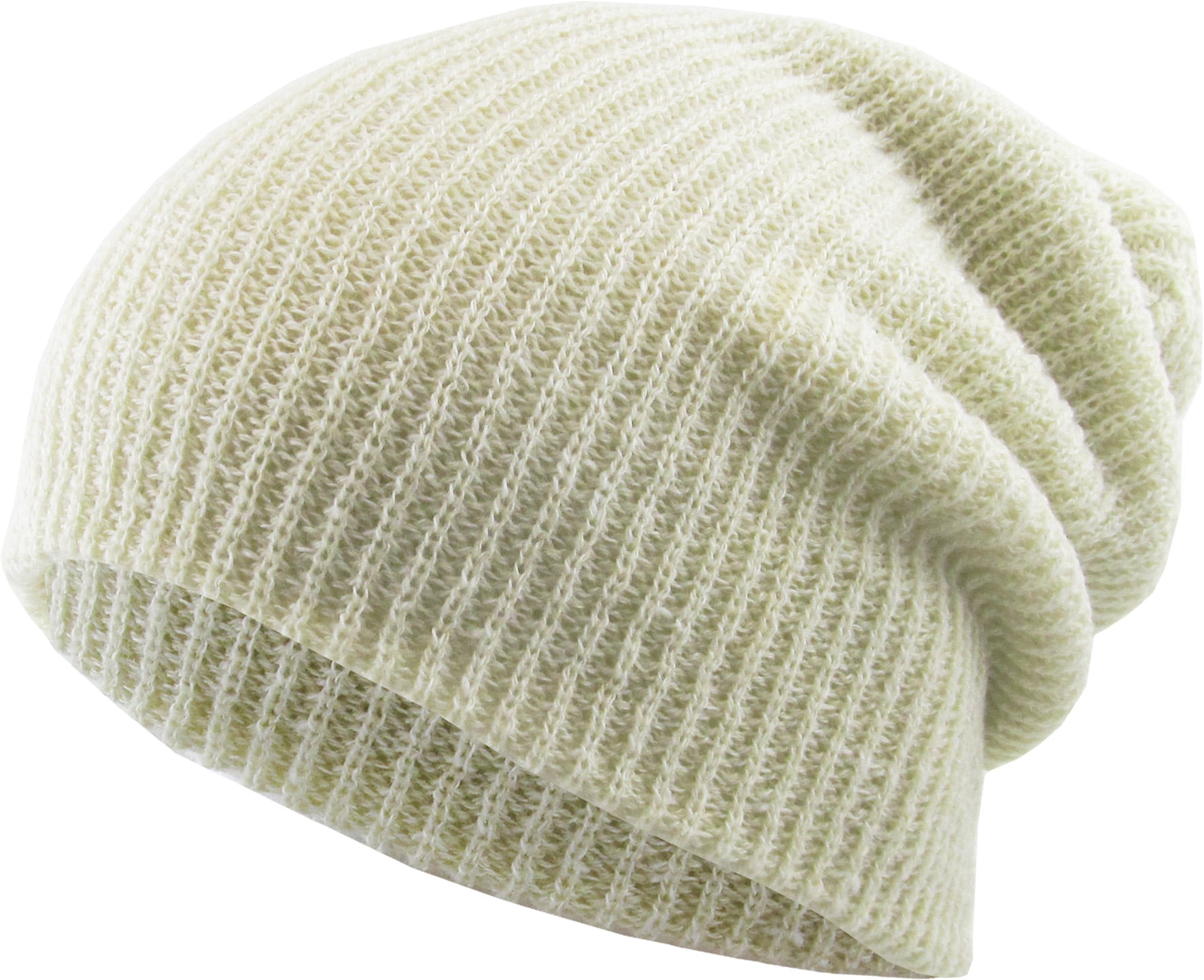 Heather Slouch Beanie Snug Baggy Fit Skull Cap Winter Hat Ski - Walmart.com