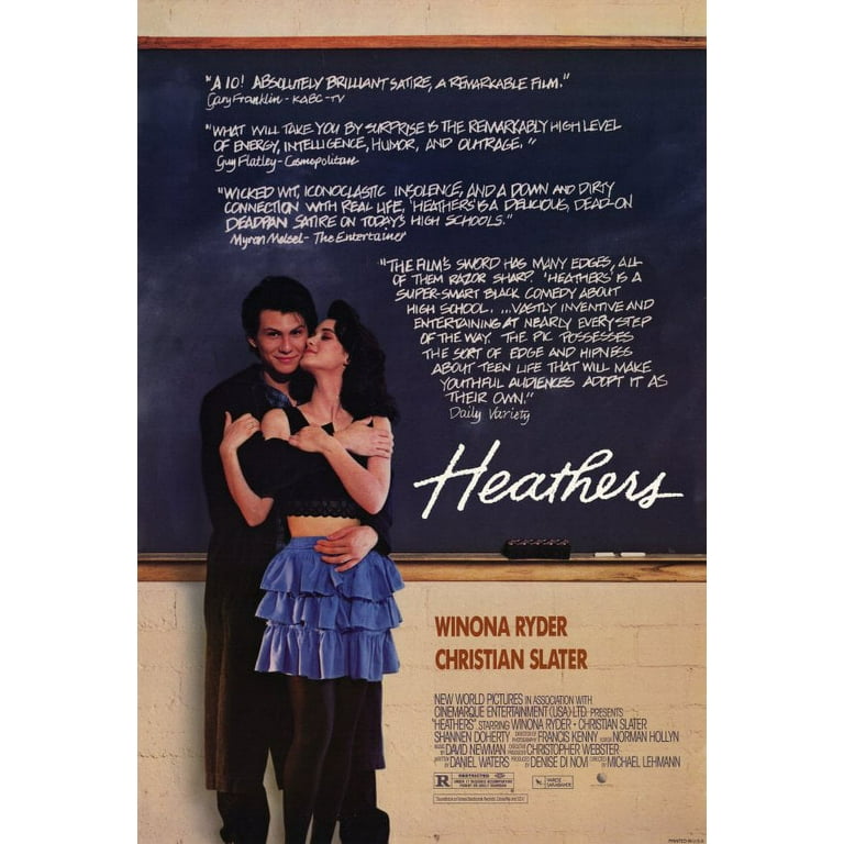 Heathers Movie Poster Heathers The Musical What's Your Damage 1989