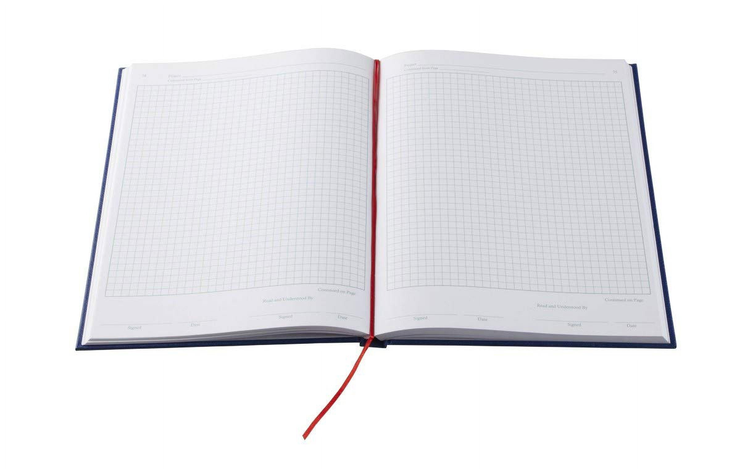 Heathrow Scientific HS8610B Laboratory Notebook, 200-pages, Grid Blue ...