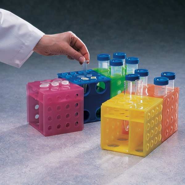 Heathrow Scientific RACKS CUBE PP ASSORTED,PK5 HS29050A/HEA29050A ...