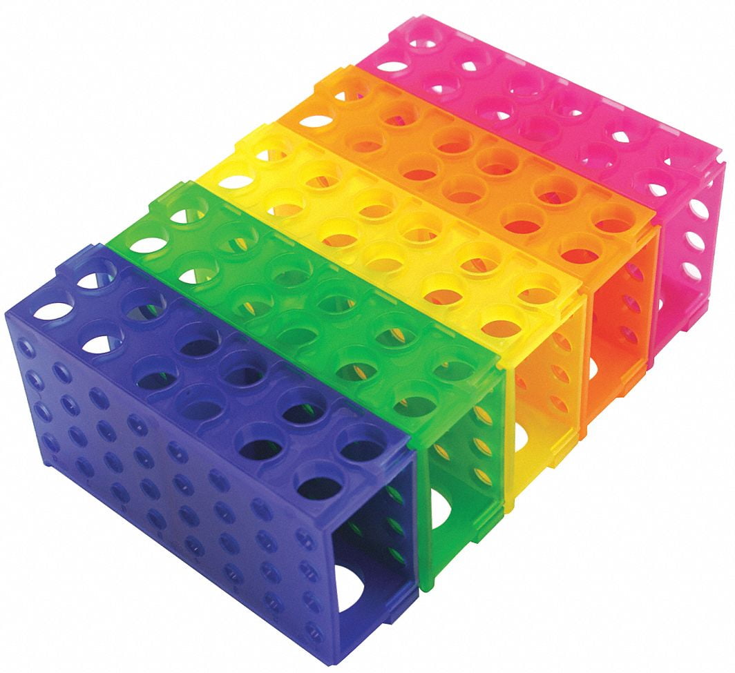 Heathrow Scientific Test Tube Rack,PK5 HS29022G - Walmart.com