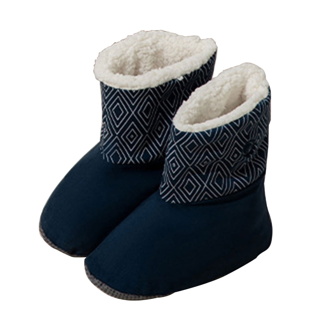 Heating Boots Washable Plush Heating Shoes Electric Heated Foot Heater ...