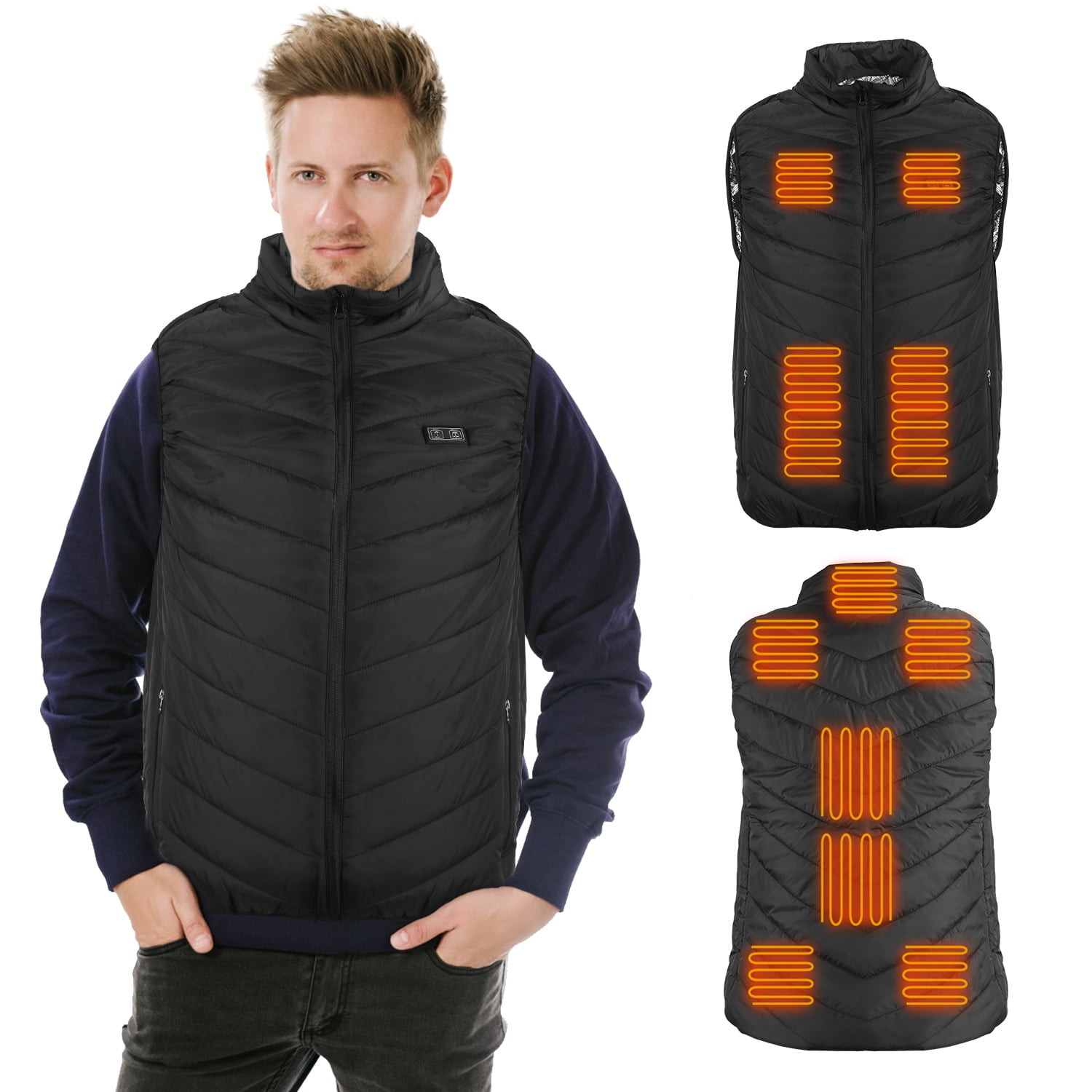 Heating Coat, NPolar Heated Vest for Men and Women Thermal Body Warmer ...