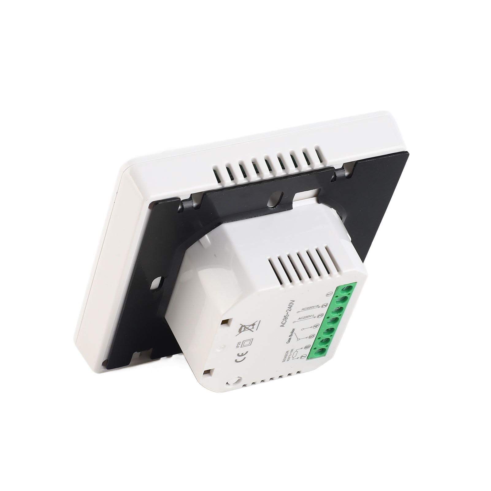 Heating Electric Heating Thermostat LCD Touchscreen Digital Heating ...