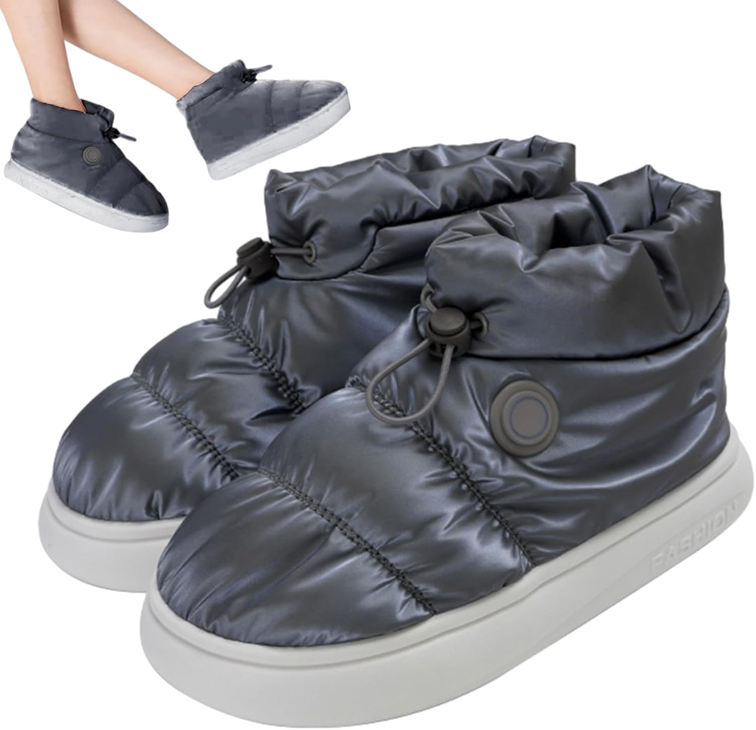 Heating Foot Warmer Shoes,Portable Foot Warmer Winter - Heated Shoes ...