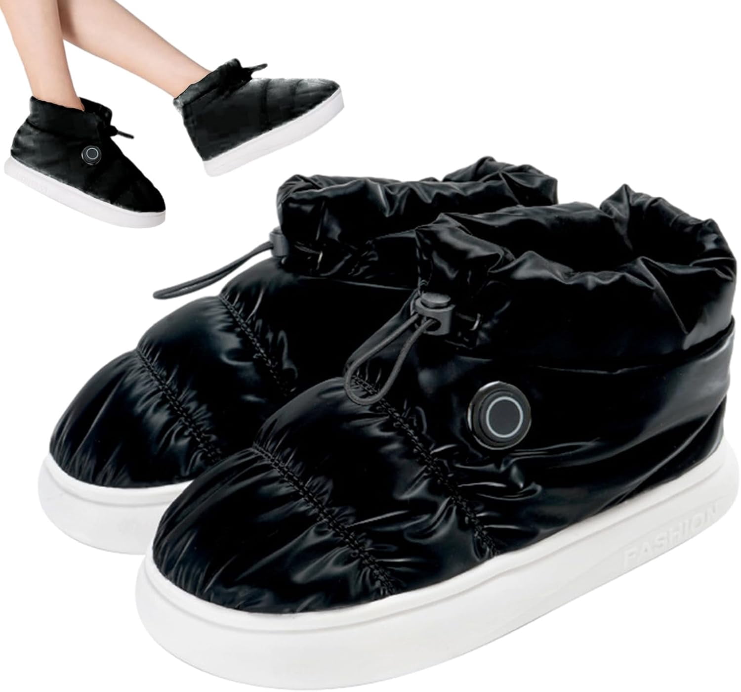 Heating Foot Warmer Shoes,Portable Foot Warmer Winter - Heated Shoes ...