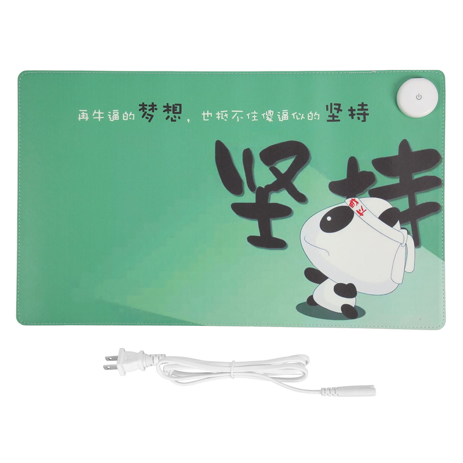 Heating Gaming Mouse Pad 3 Speed Adjustable Waterproof PU Desktop Warm ...