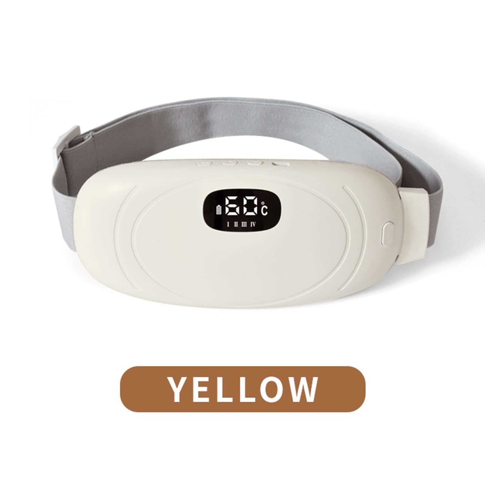 Heating Massage Belt, Hot Compress Pad, 3-Mode Vibration, Comfortable ...