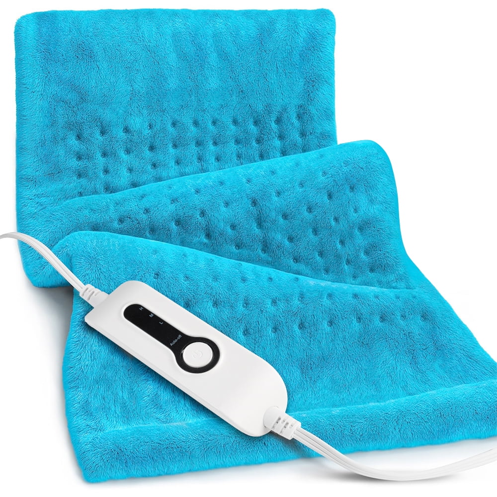 12\x24\ Double Sided Heating Pad, Heat Pad with 3 Heat Settings for ...