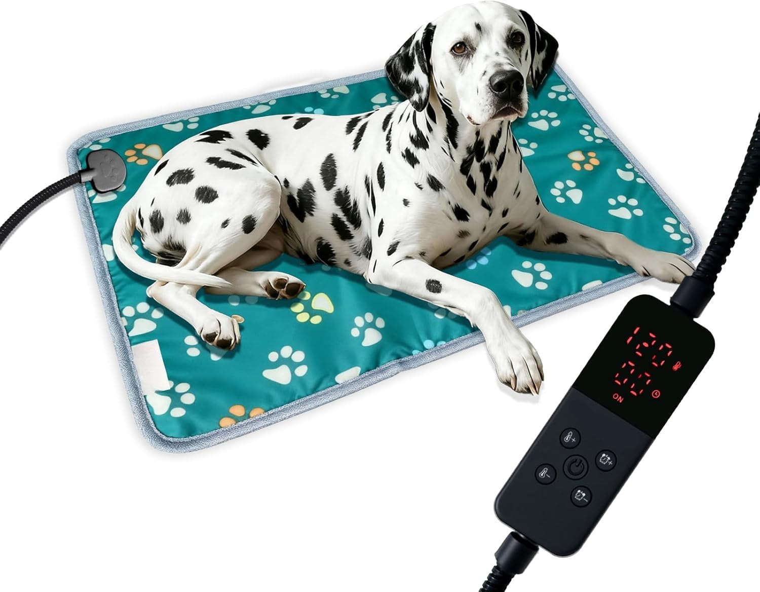 Heating Pad, Pet Heating Pad for Dogs with Durable Anti-Bite Tube ...