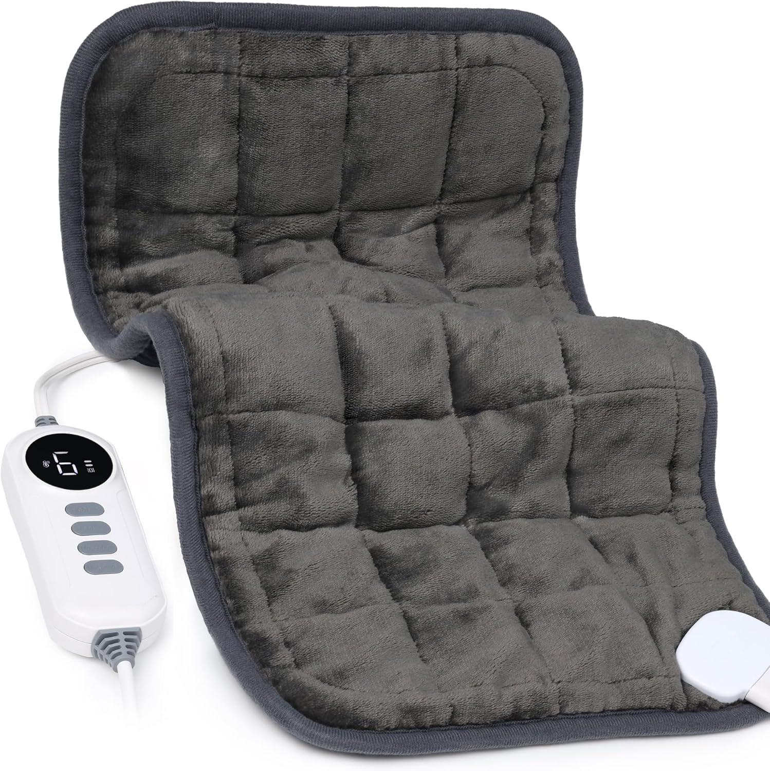 Heating Pad, Weighted Heating Pad with Massaging Vibrations, Massage ...