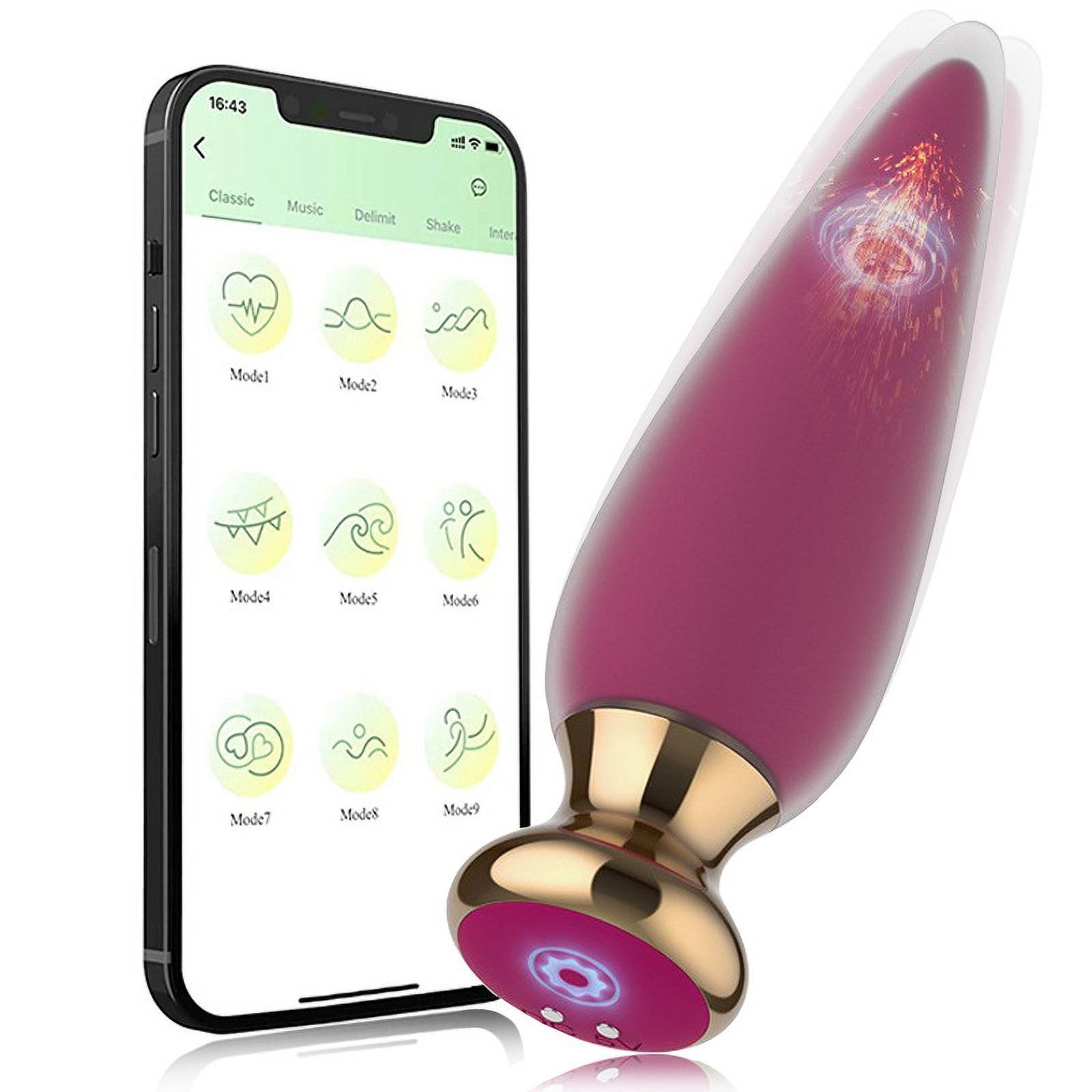 Heating Thrusting 9 Modes Vibration Prostate Stimulator Wireless Smooth