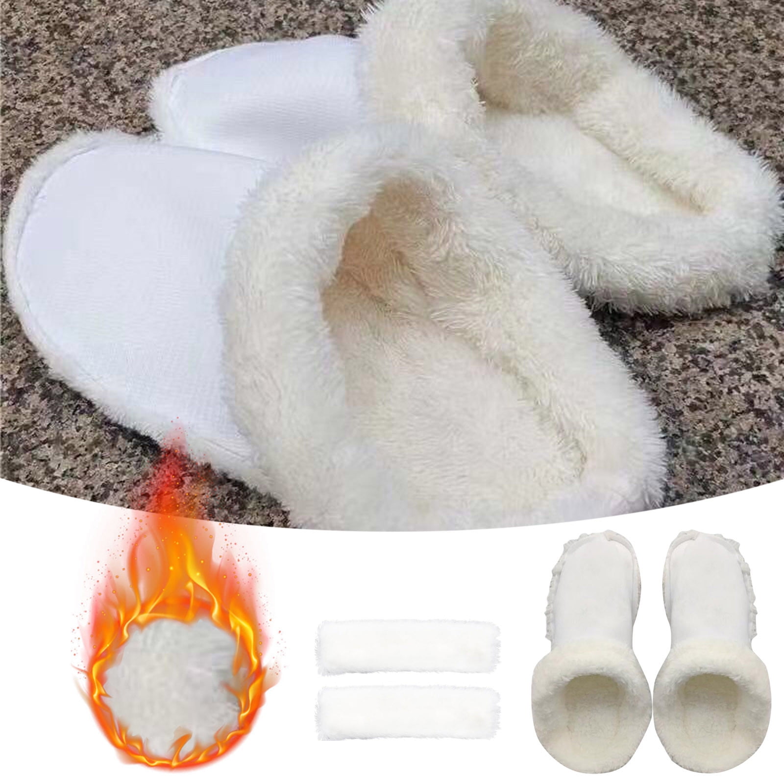 Heating & Warming Gear Warm Insoles with Wool Pad Set Detachable ...