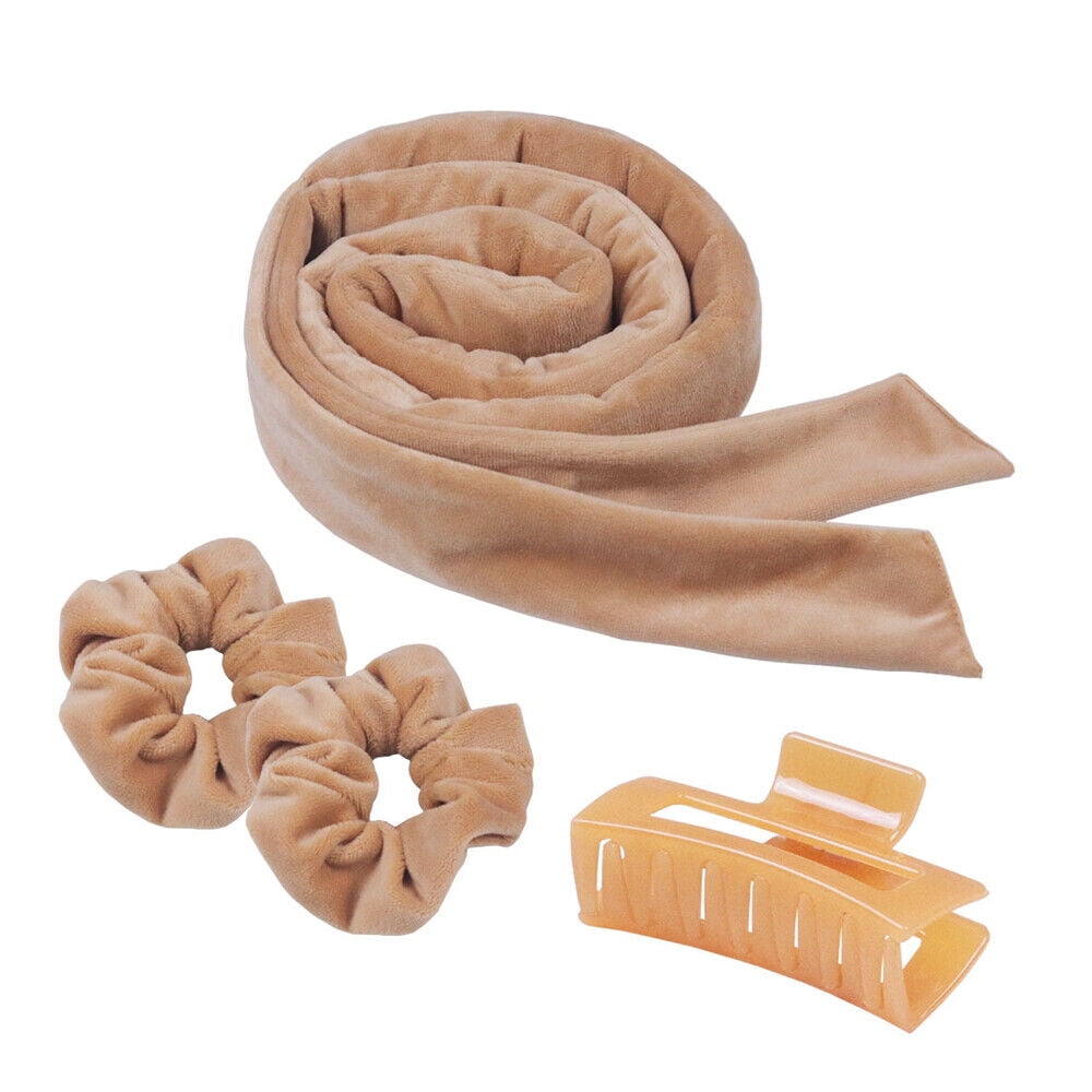 Heatless Curling Rod Hair Curlers Soft Sleep Curling Band Wavy Curler ...