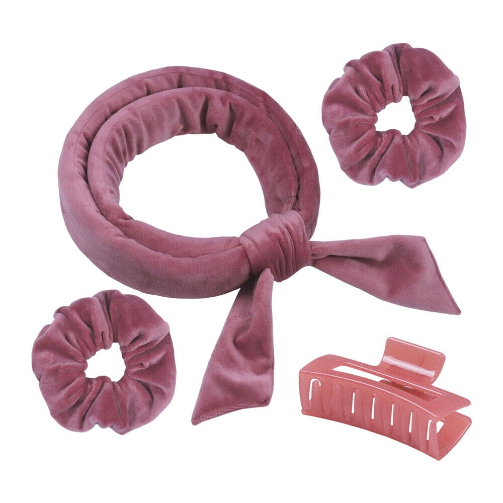 Heatless Curling Rod Hair Curlers Soft Sleep Curling Band Wavy Curler ...