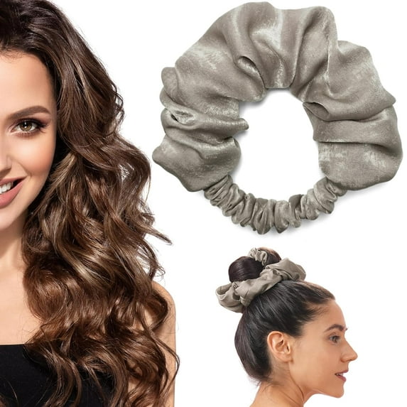 Heatless Curling Scrunchie, Heatless Hair Curler to Sleep In, No Heat ...