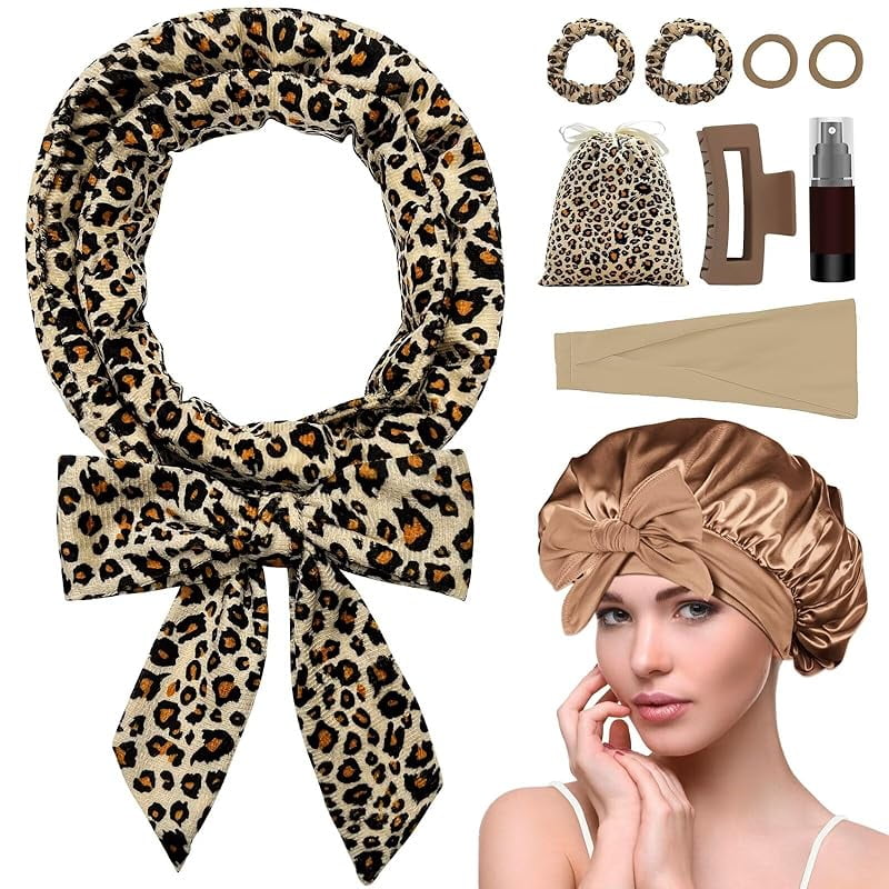 Heatless Curls Overnight Headband,Hair Curlers to Sleep in,No Heat ...