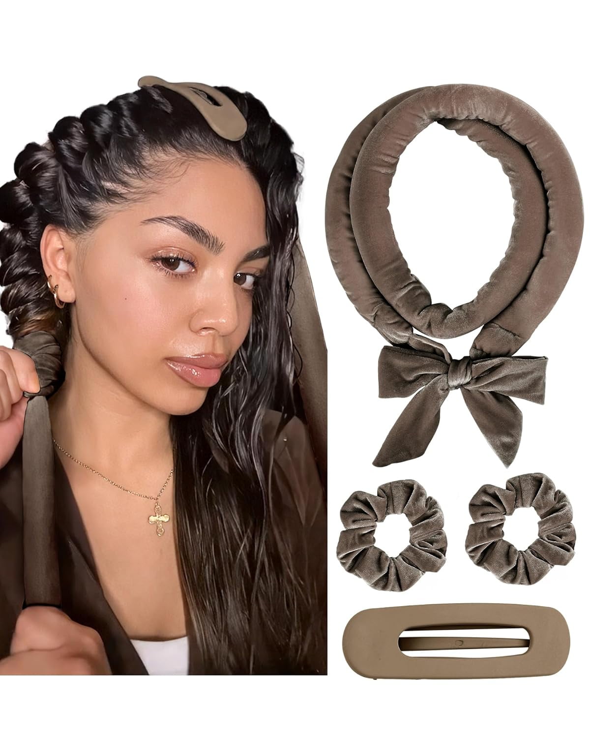 Heatless Hair Curler, No Heat Hair Curlers to Sleep in, Super Soft ...