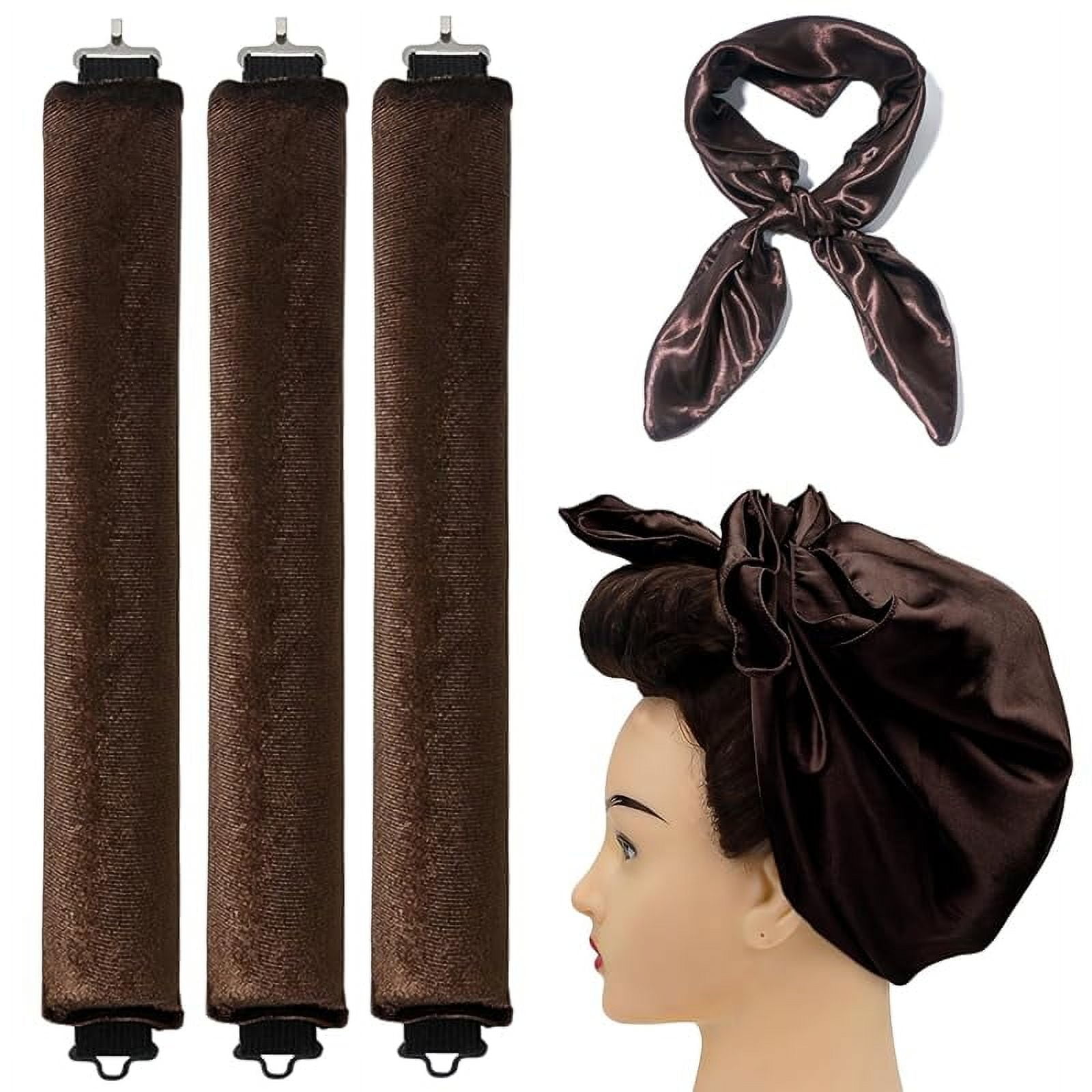 Heatless Hair Curler Overnight Jumbo Blowout Rods， Heatless Curls No ...