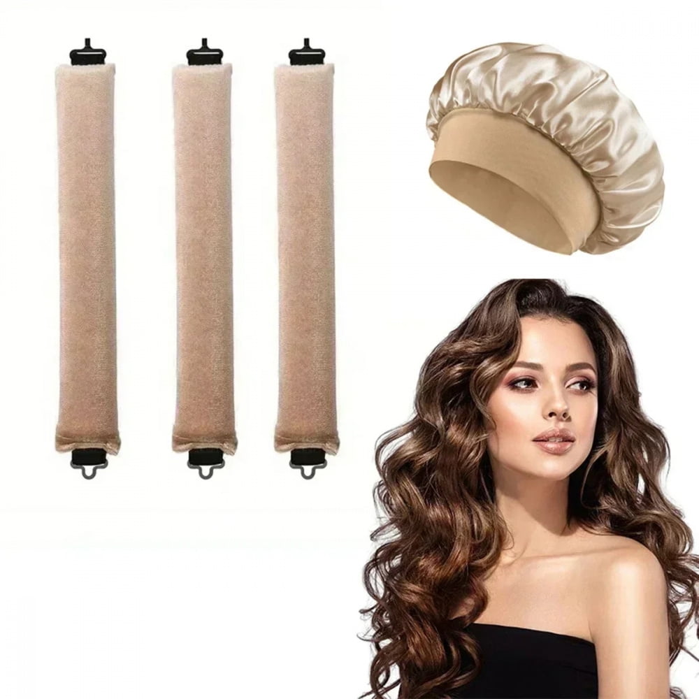Heatless Hair Curler Soft Curling Rod Headband No Heat Hair Rollers ...