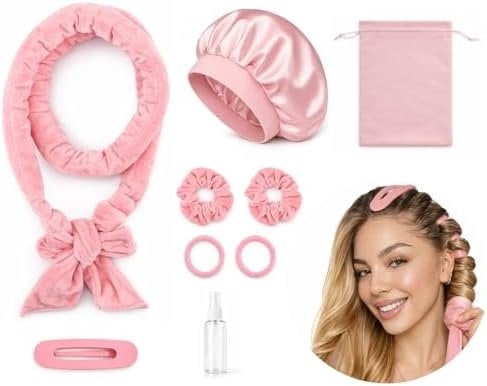 Heatless Hair Curler for Overnight Curls, No Heat Hair Curlers to Sleep ...