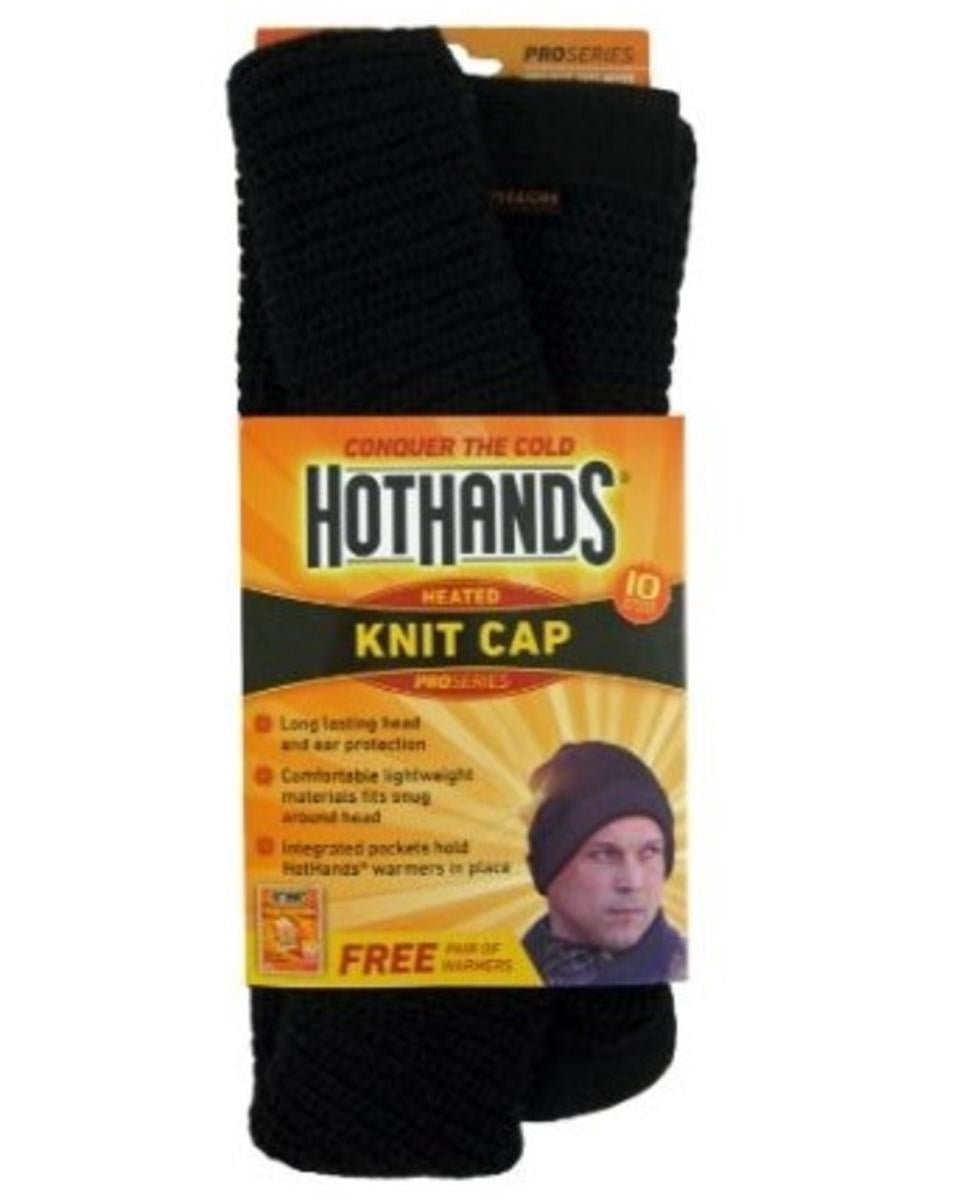 Hothands Heated Knit Watch Cap - Black - Walmart.com