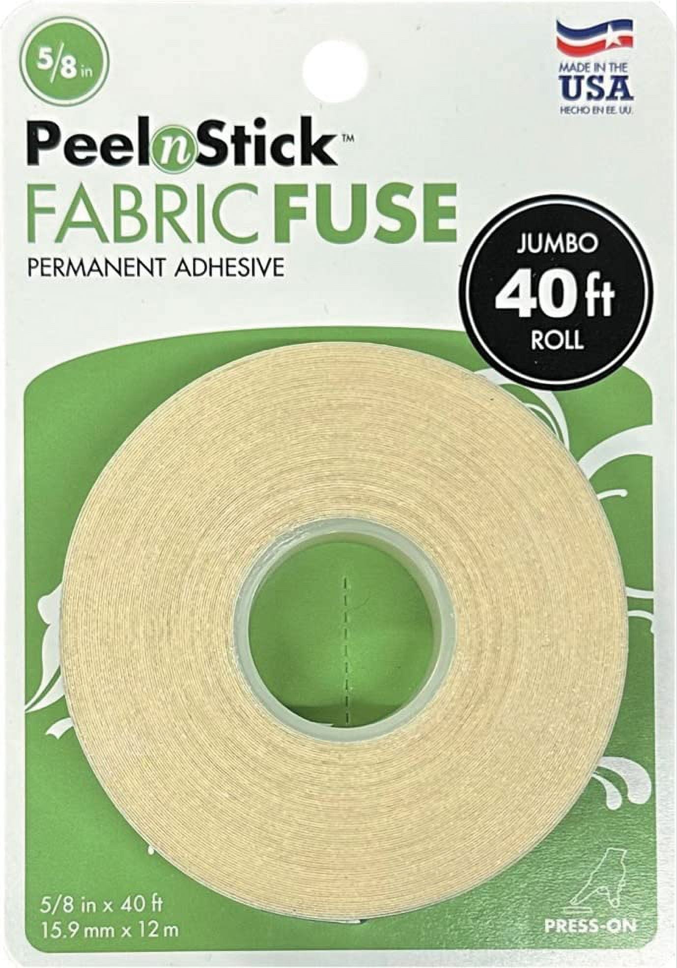HeatnBond PeelnStick Fabric Fuse Hem Tape - Double Sided Fabric ...