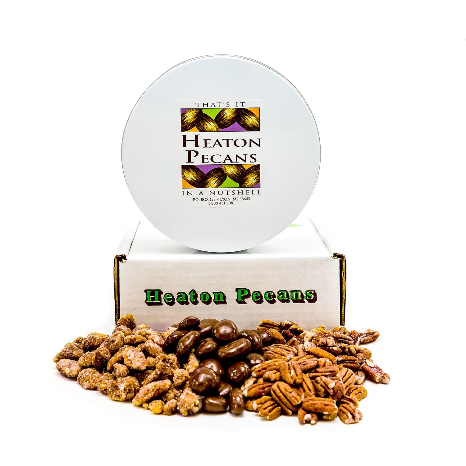 Heaton Pecans Chocolate Covered Oven Roasted Salted and Praline ...