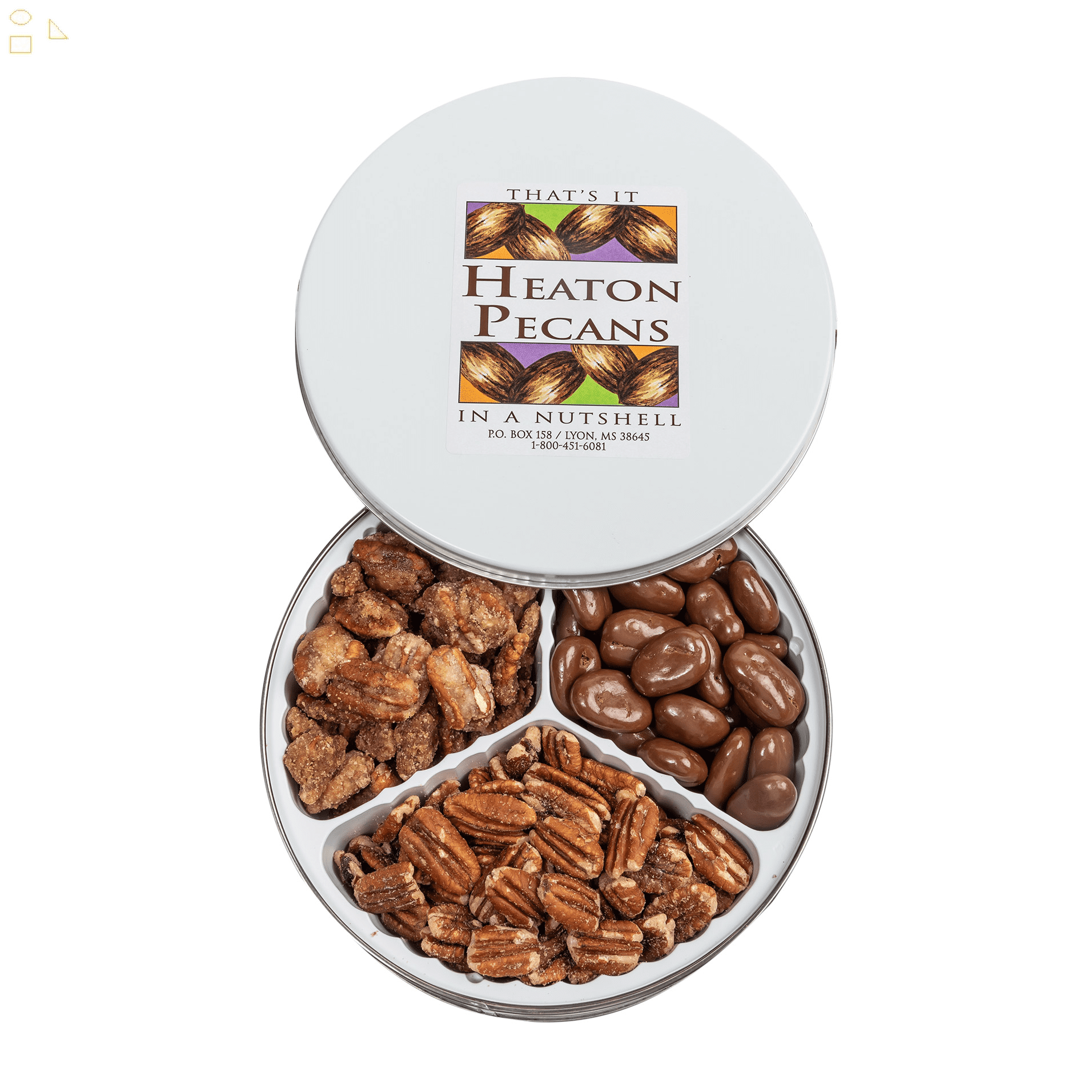 Heaton Pecans Roasted Salted Pecans, Chocolate Covered Pecans, Praline ...