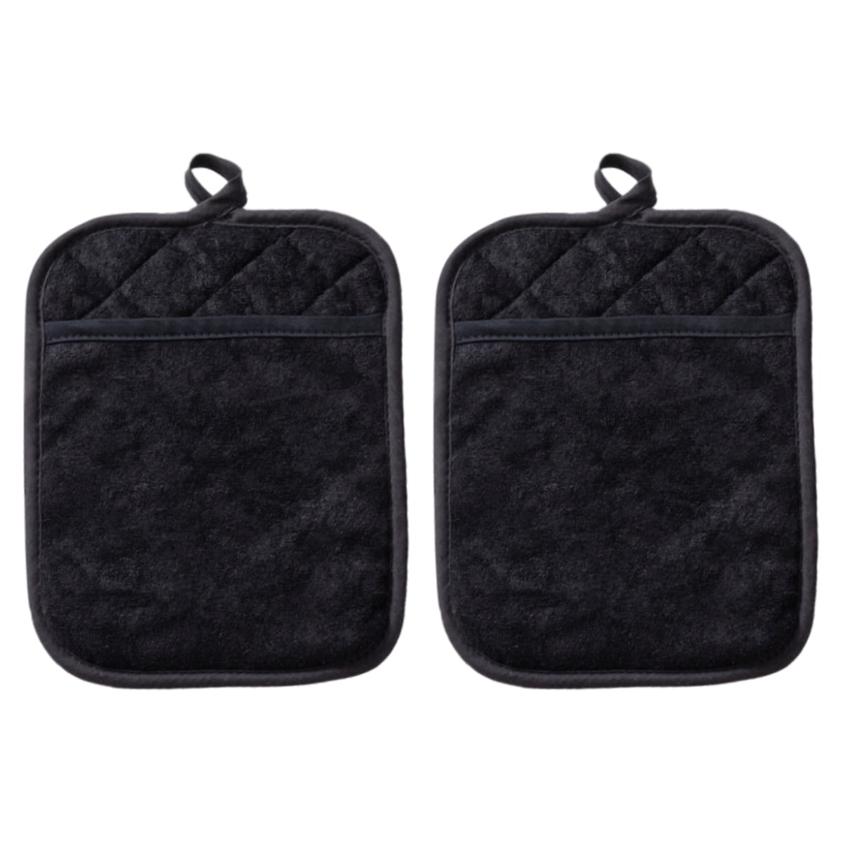 Heatproof Pot Holders with Pockets, 18x23cm Kitchen Baking Coasters ...