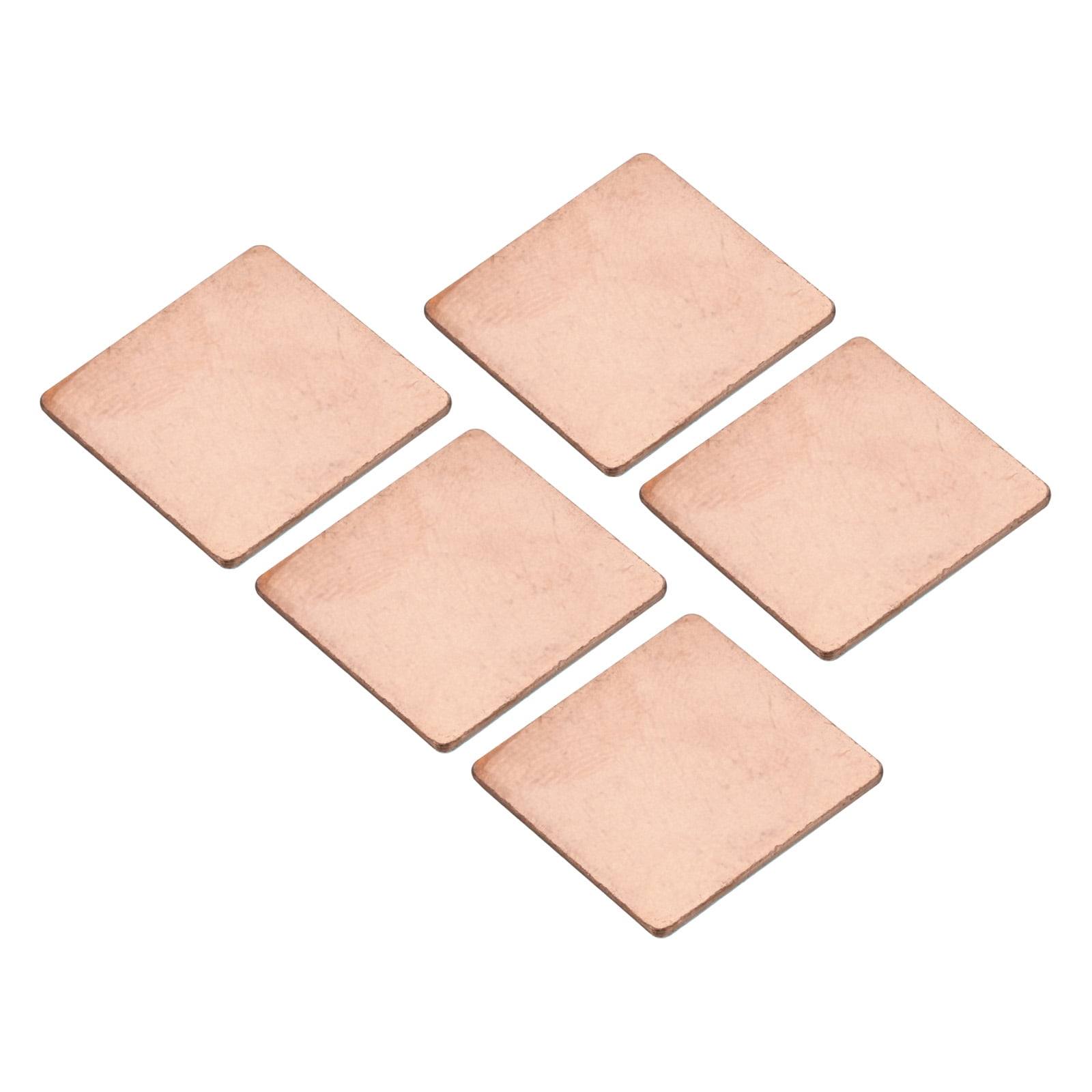 Heatsink Copper Sheet Shim 0.8mm Thickness 20 x 20mm Pad with Thermal ...