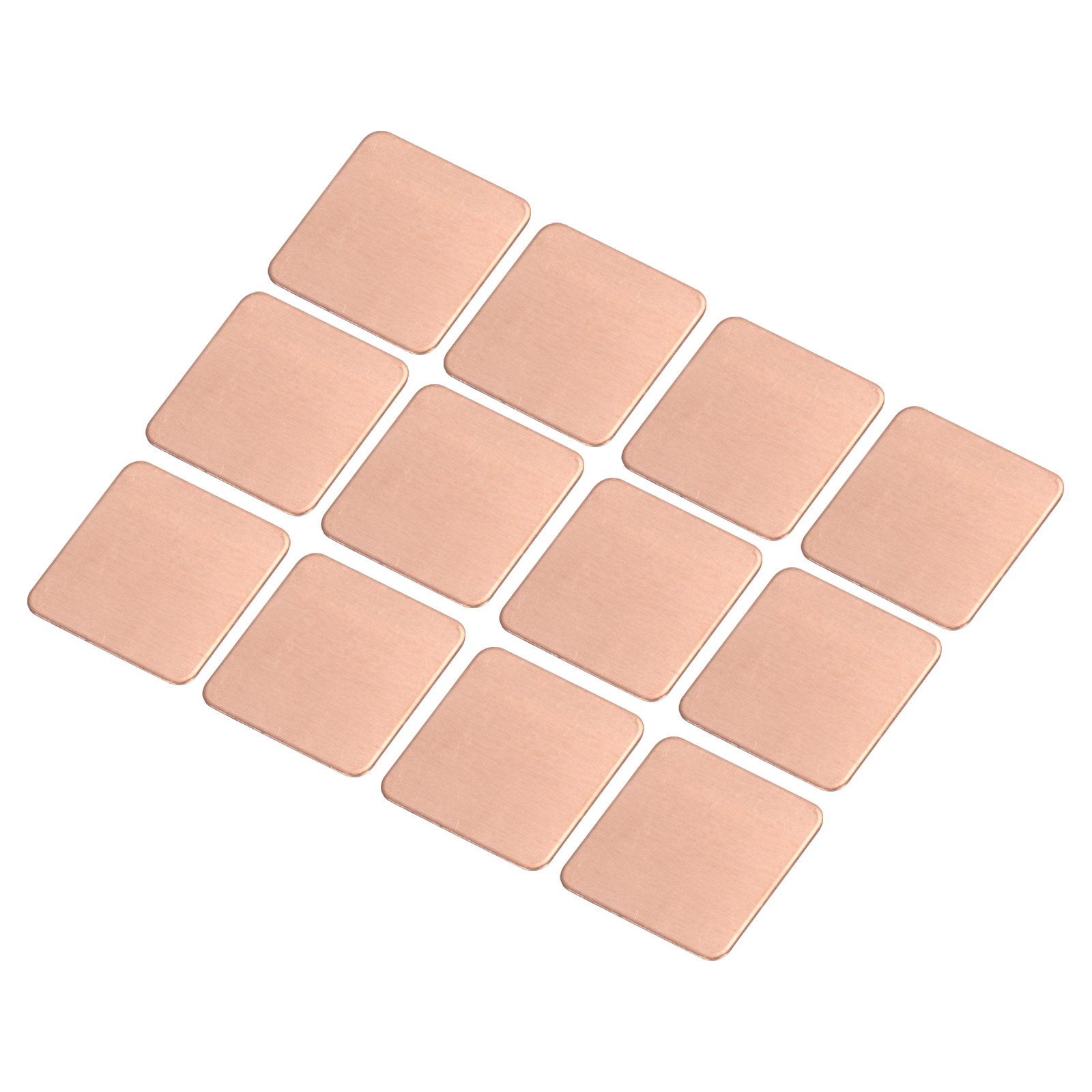 Heatsink Copper Sheet Shim 15mm x 15mm x 0.5mm Thermal Conductive Heat ...