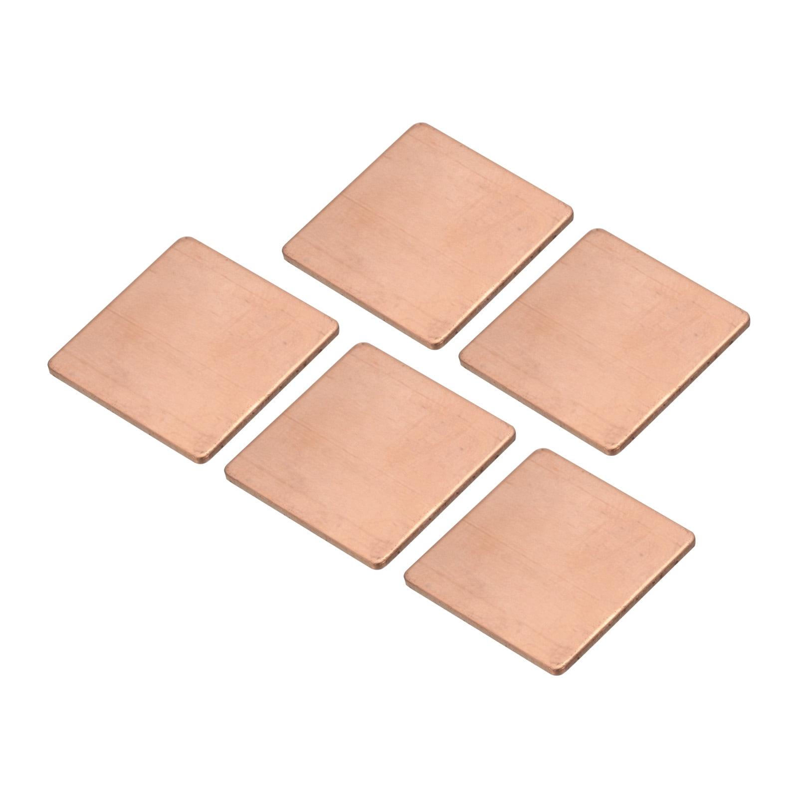 Heatsink Copper Sheet Shim 1mm Thickness 20 x 20mm Pad with Thermal ...