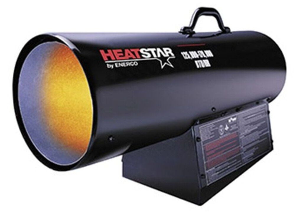 Heatstar Hs170Qfavt 170,000 Btu Propane Forced Air Heater With Hose ...